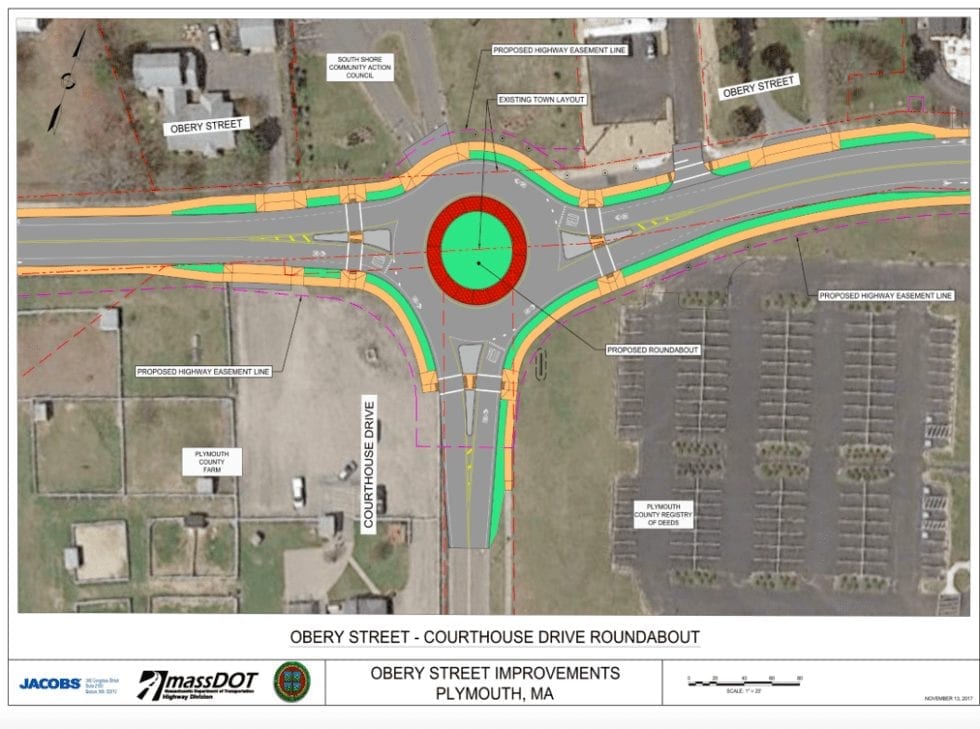 Plymouth: Obery Street Transformed with Addition of Two Roundabouts ...