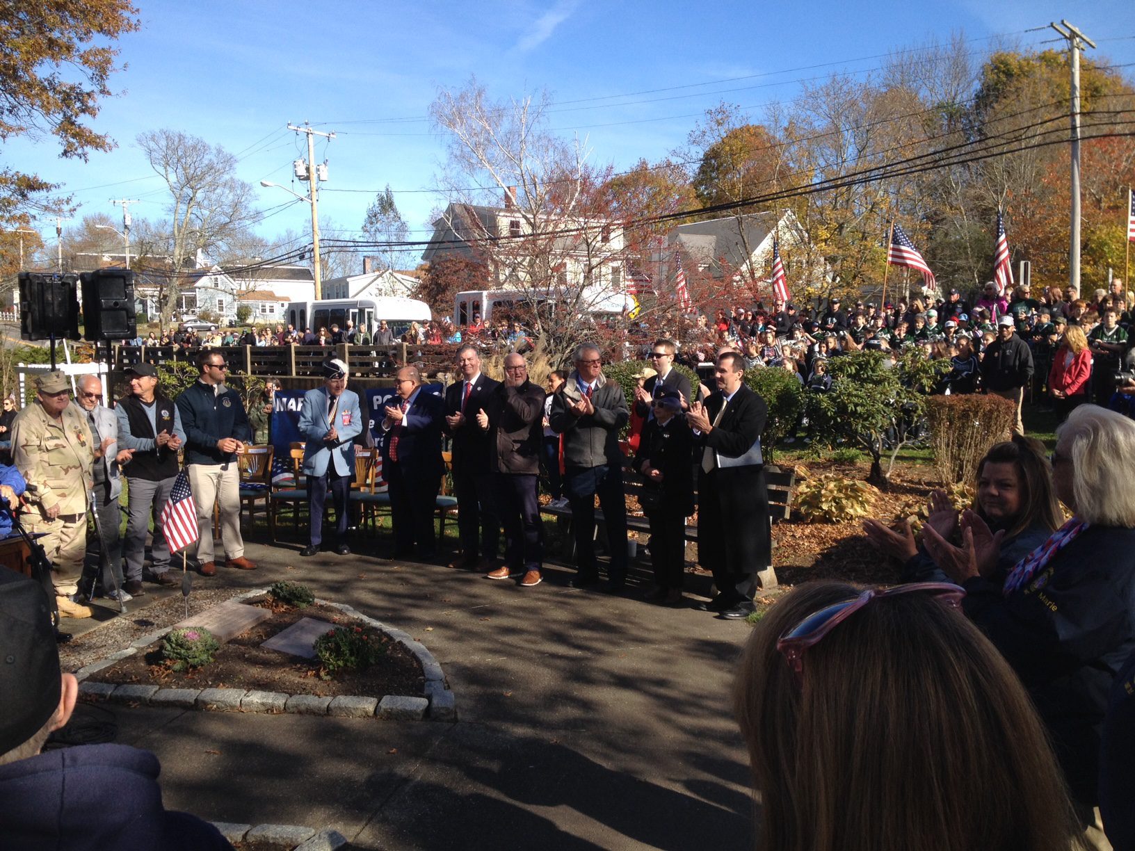 WATD’s Ed Perry Reports from Marshfield Veterans Day Parade and ...